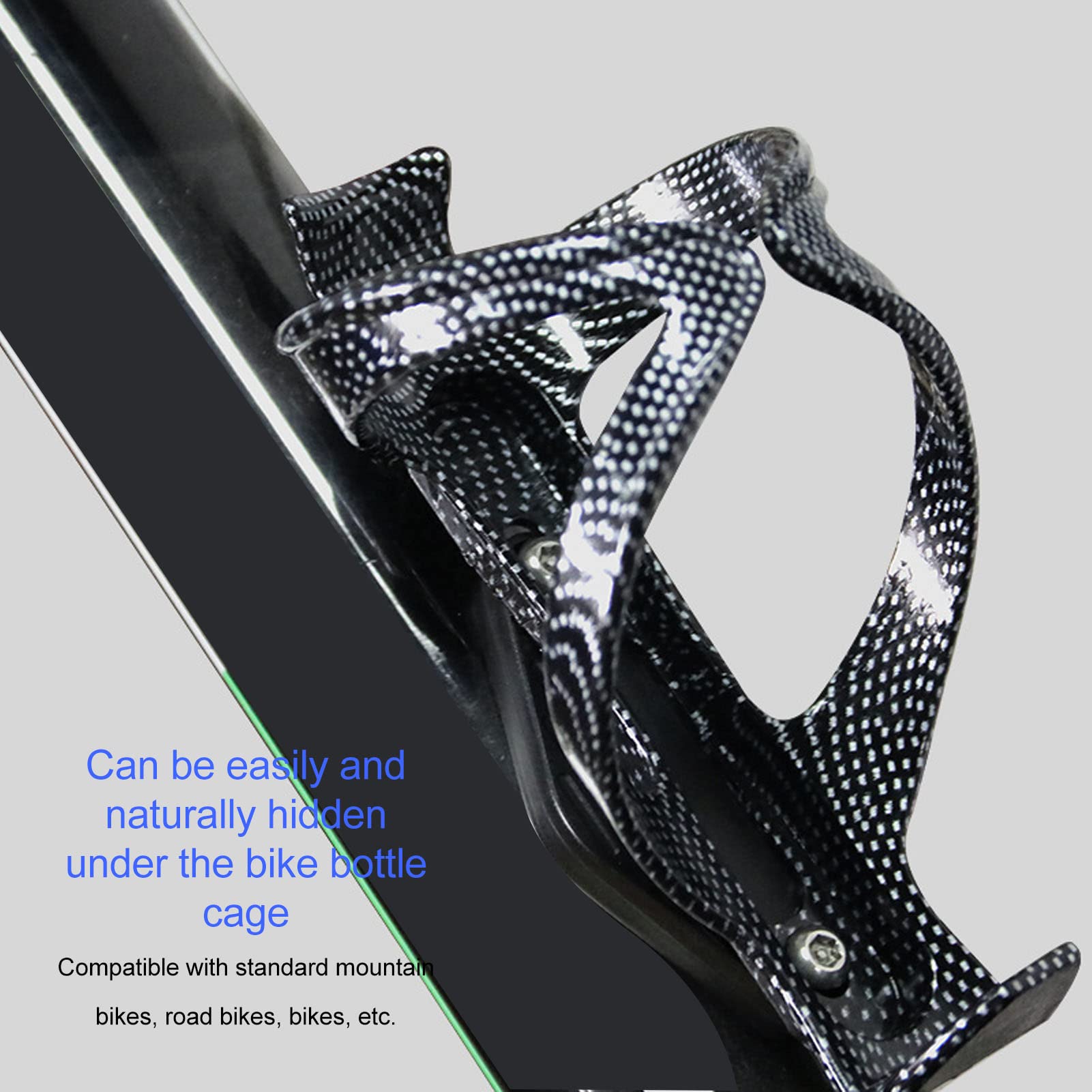 Pwshymi Bike Tracker Anti Theft Hidden, Bike Tracker Waterproof Small Size Natural Hiding for Mountain Bikes