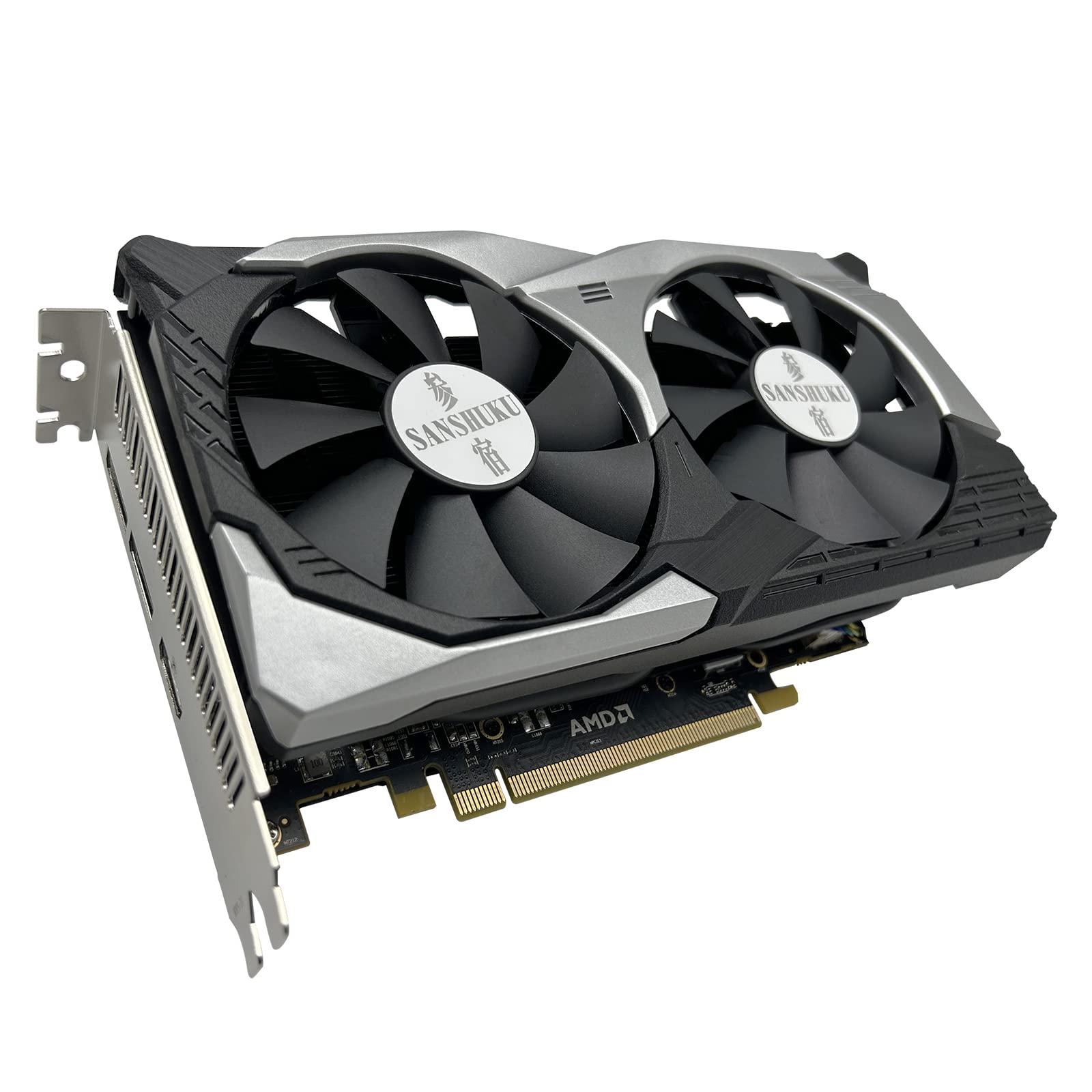 Sanshuku Radeon RX 580 Graphics Card, 8G GDDR5 256bit 2048SP DP HDMI DVI-D Gaming Video Card (Radeon RX 580 8GB)