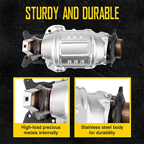 KAX Catalytic Converter,Front Catalytic Converter for 2008 2009 2010 2011 2012 Accord 2.4L, Catalytic Converter Kit Direct-Fit Automotive Replacement Catalytic Converters 16590, 40870(EPA Compliant)