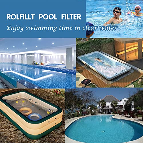 ROLFILLT PAS50SV-F2M Replaces Artesian Spa Filter,Compatible with Unicel 6CH-502, Filbur FC-0311,PAS502SV, PAS502SV-M, PAS50, Master Deluxe M60506, Excel XLS-604 Hot Tub Filter. 2 Pack