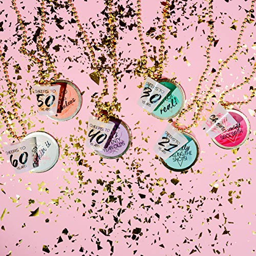 Pavilion - 30th Birthday Novelty Glow In The Dark Shot Glass Beaded Necklace Party Supplies