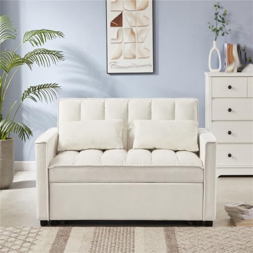 JFGJL Velvet Sofa Bed Soft and Comfortable Durable Easy to Assemble for Indoor Living Room Furniture