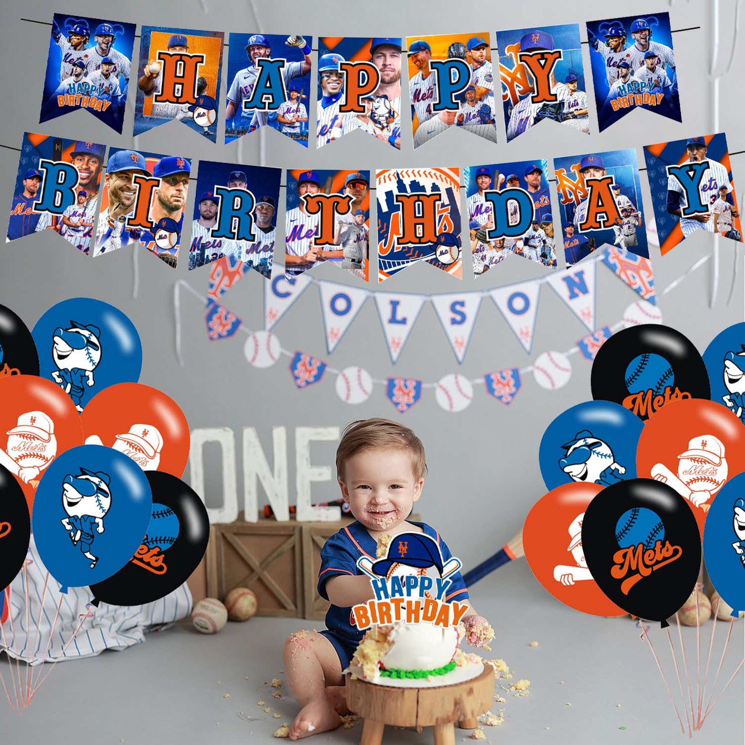๐๐ฎ๐ฝ๐ผ ๐๐ช๐ผ๐ฎ๐ซ๐ช๐ต๐ต Birthday Party Decorations, ๐๐ฎ๐ฝ๐ผ ๐๐ช๐ผ๐ฎ๐ซ๐ช๐ต๐ต Theme Party Supplies with Happy Birthday Banner, Cupcake Toppers, Balloons for Baby Shower Kids Birthday Party Favors