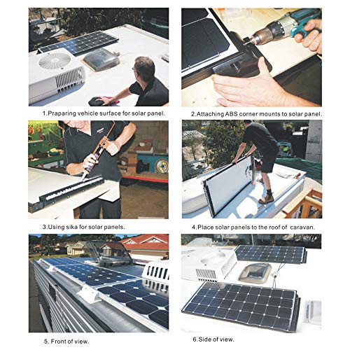 mewmewcat Single Cable Entry Gland Box,Single Cable Entry Gland Box Solar Panel Roof Wire Entry Gland Box Cable Suitable for Motorhome RV Yacht Car