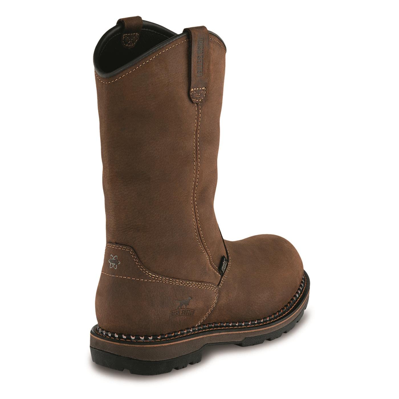 Irish Setter Men's Pull-on Mid Calf Boot, Brown, 12