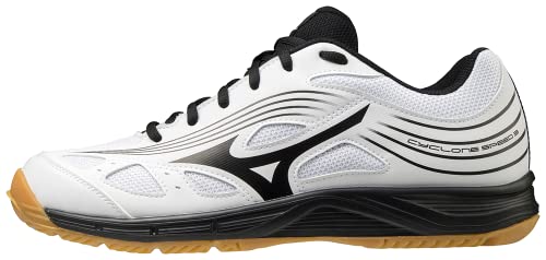Mizuno Cyclone Speed 3 Junior Shoe - White-Black