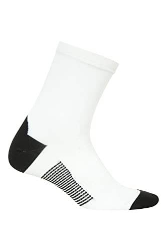 Mountain Warehouse Lightweight Stretch Mens Sports Socks -Merino Wool White 8-12
