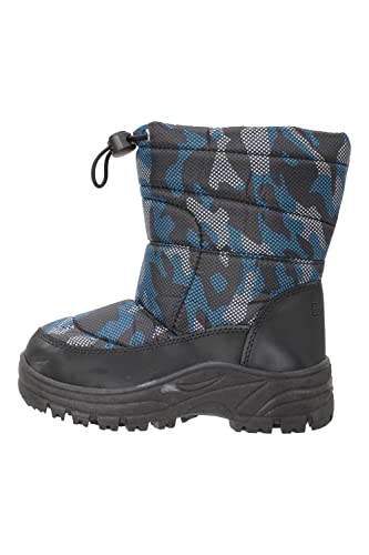 Mountain Warehouse Caribou Toddler Adaptive Snow Boots Black Kids Shoe Size 7 US