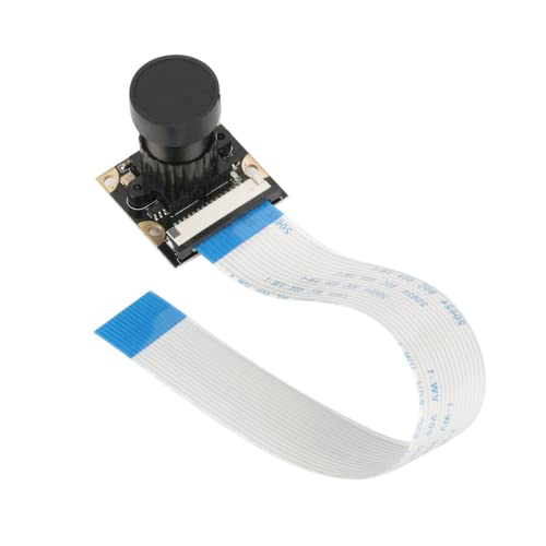 Uxsiya Camera Module, Ribbon Cameras Board High Sensitivity Clear Image with 15cm Flexible Cable for Raspberry Pi B 3 2