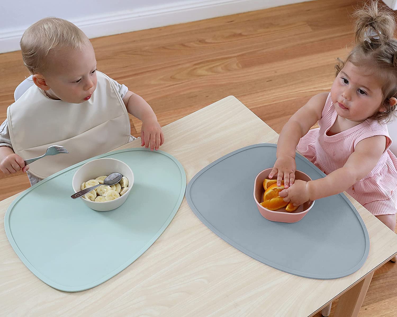 Sharkskin and Sage Placemats Bundle