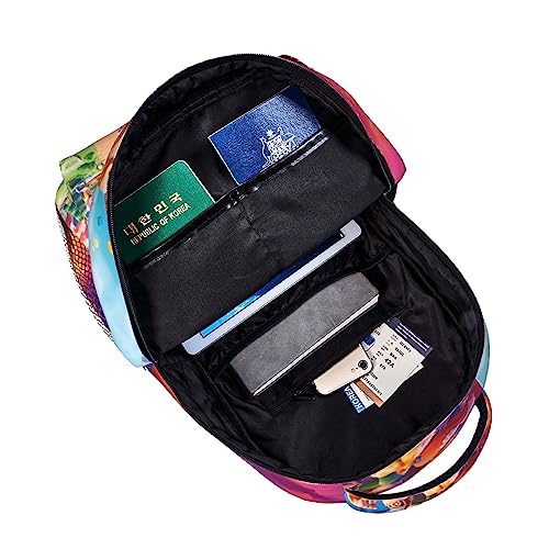 ZADIKO Anime Backpack, 16 Inch Cartoon Multifunction Laptop Daypack for Work/Travel/Outdoor (Anime1)