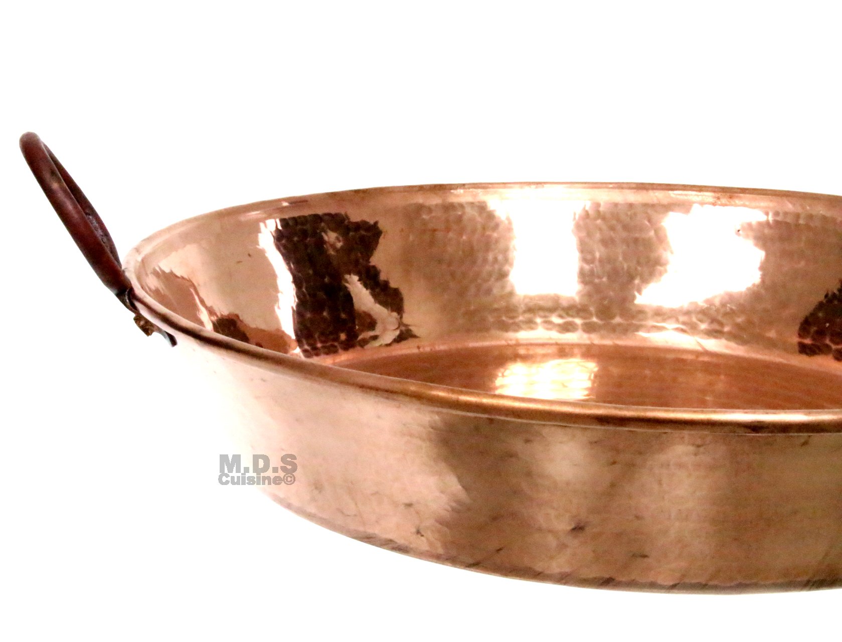 Paella Pan 15" Paellera de Cobre 100% Pure Copper Classic Cazo Traditional Seafood Spain