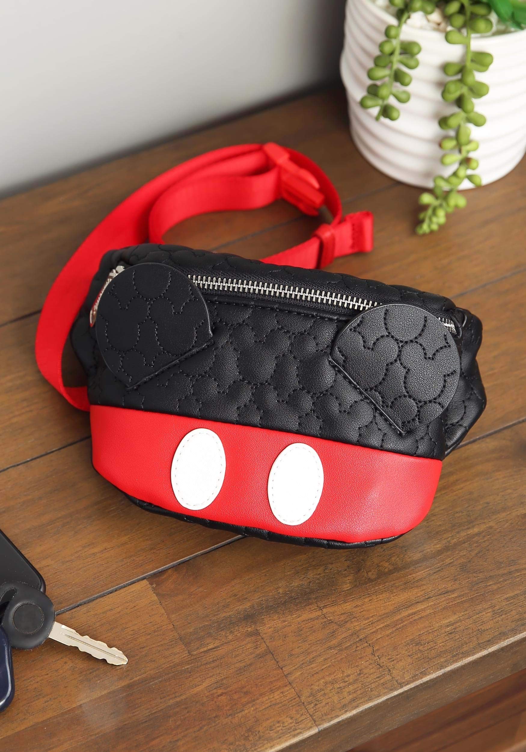 Loungefly x Disney Mickey Mouse Quilted Cosplay Fanny Pack