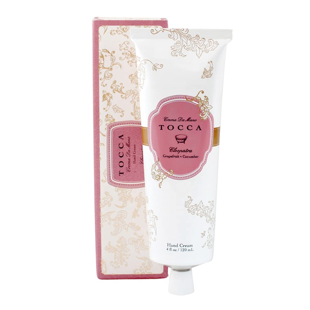 Tocca Eau de Parfum (50 ml) and Hand Cream (120 ml) in Cleopatra - Warm Floral, Grapefruit, Jasmine, Vanilla Musk