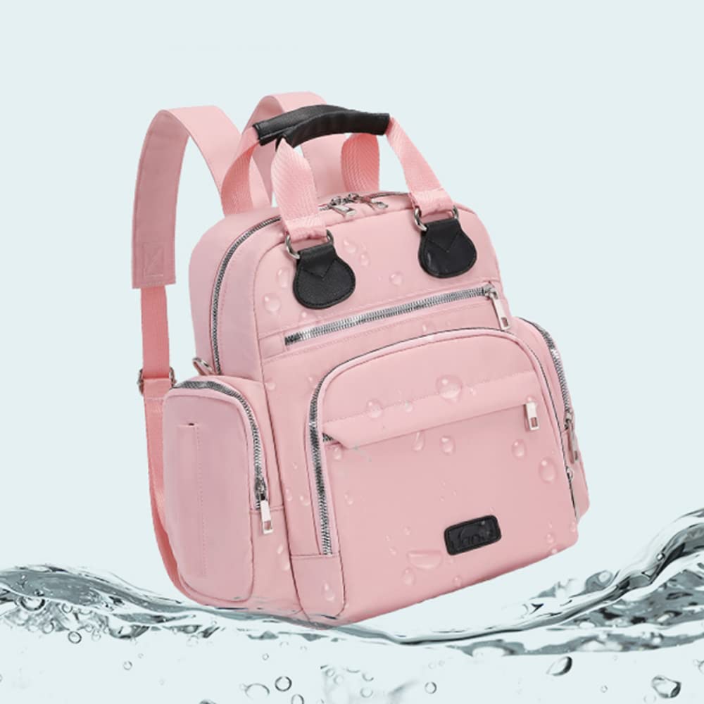 SPYLOH Diaper Bag Backpack Multifunction Travel Back Pack Maternity Baby Changing Bags Large Capacity (Gray)