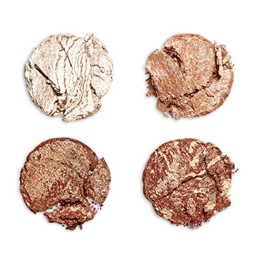 Makeup Revolution Cheek Kit, Bronzer & Highlighter Powder, Compact Palette, Sunkissed Glow, Vegan & Cruelty-Free, Don't Hold Back, 0.32 Oz