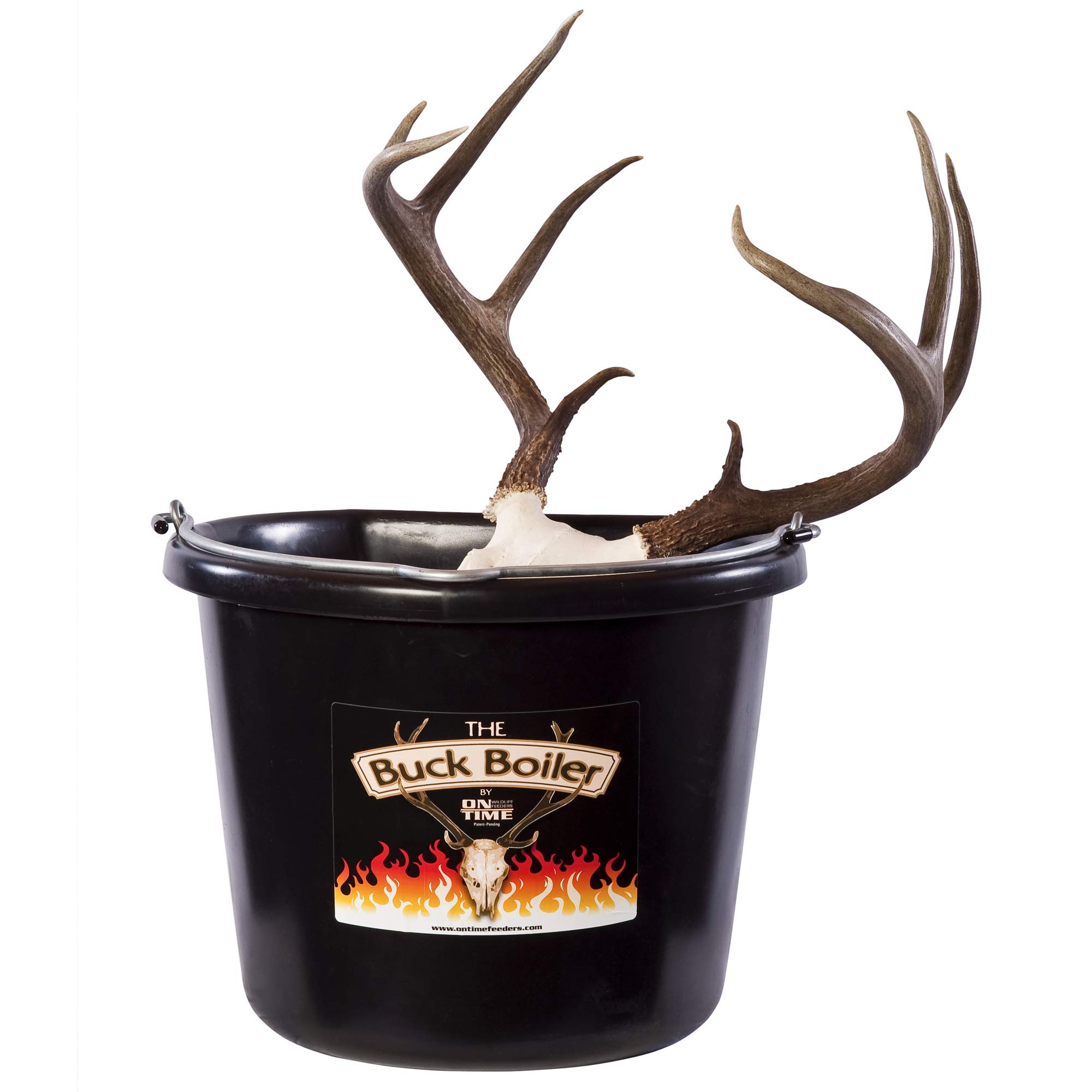 On Time Wildlife Feeders Buck Boiler, Black, 95000