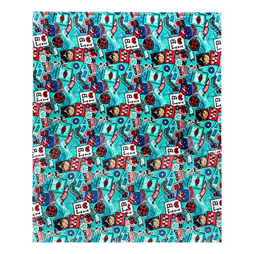 ZonLi Kids Blanket Flannel Fleece Throw Blanket Twin Size 60" x 80" Cat Noir Miraculous Ladybug Bluey Blankets for Boys Soft Fuzzy Plush Blanket Cozy for Travel Bed Saint Patrick Spring