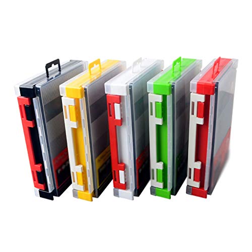 Multifunction Tackle Storage Box Multifunctional Bait Box Fishing Gear Parts Box Accessory Box Fishing Tackle Hook Box Storage Box Plastic Bait Box Double-layer Fishing Tool Box Multi-frame Excellent