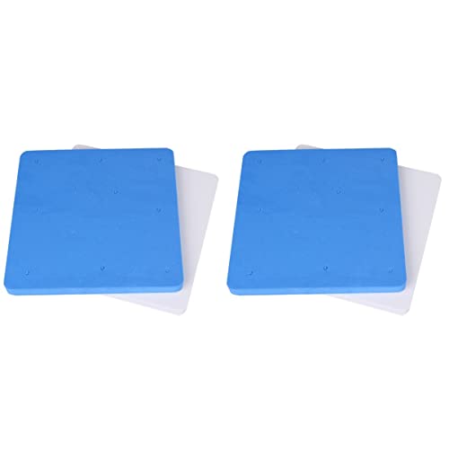Luxshiny 4 Pcs Fondant Flower Foam Cake Decoration Flower Sponge Mat Fondant Shaping Sponge Pad Cupcake Decorating Cake Tray Appliques Embellishments Shaping Pad Stereotypes Shaping Disc
