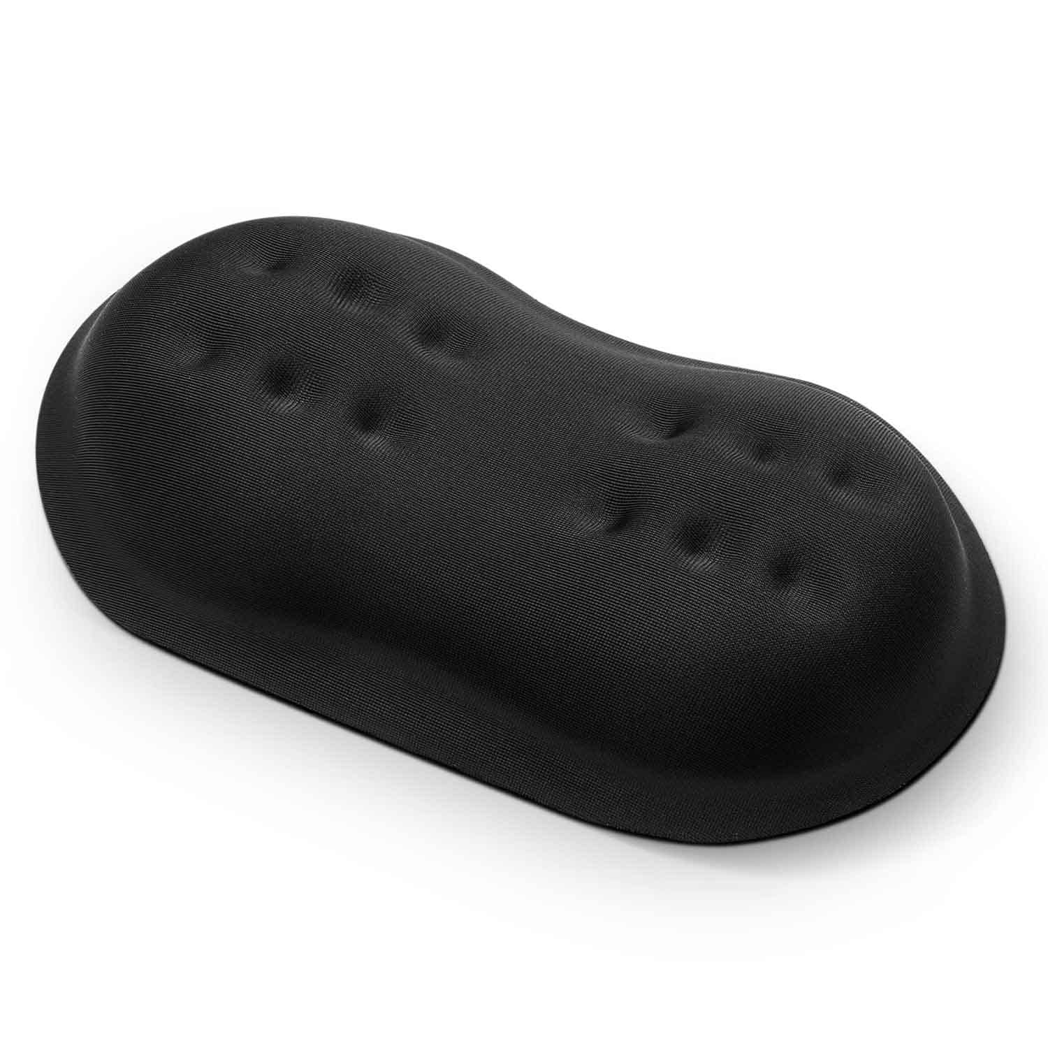 Vankey Mouse Wrist Rest, Soft Memory Foam Wrist Support for Mouse, Non-Slip Base, Comfortable and Wrist Pain Relief, Black