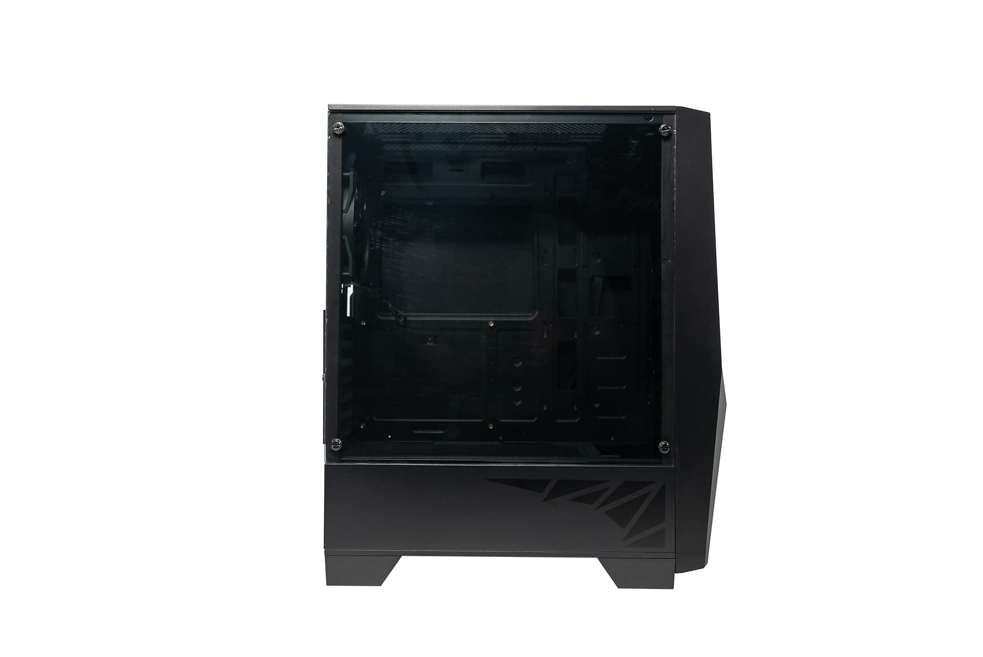 MSI MAG Series FORGE 100M LITE, Mid-Tower PC Gaming Case, Tempered Glass Side Panel, 120mm Fan, Liquid Cooling Support up to 240mm Radiator x 1