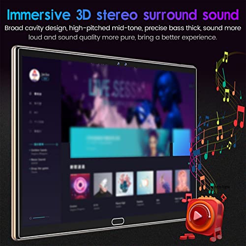 Qonioi Hd Tablet WiFi Bluetooth Android Voice Call Game Tablet,10 Inch IPS Display Screen,WiFi,2gb Ram+16gb ROM,4000mah,Android 5.1 System Excellent Performance, Stylish Appearance