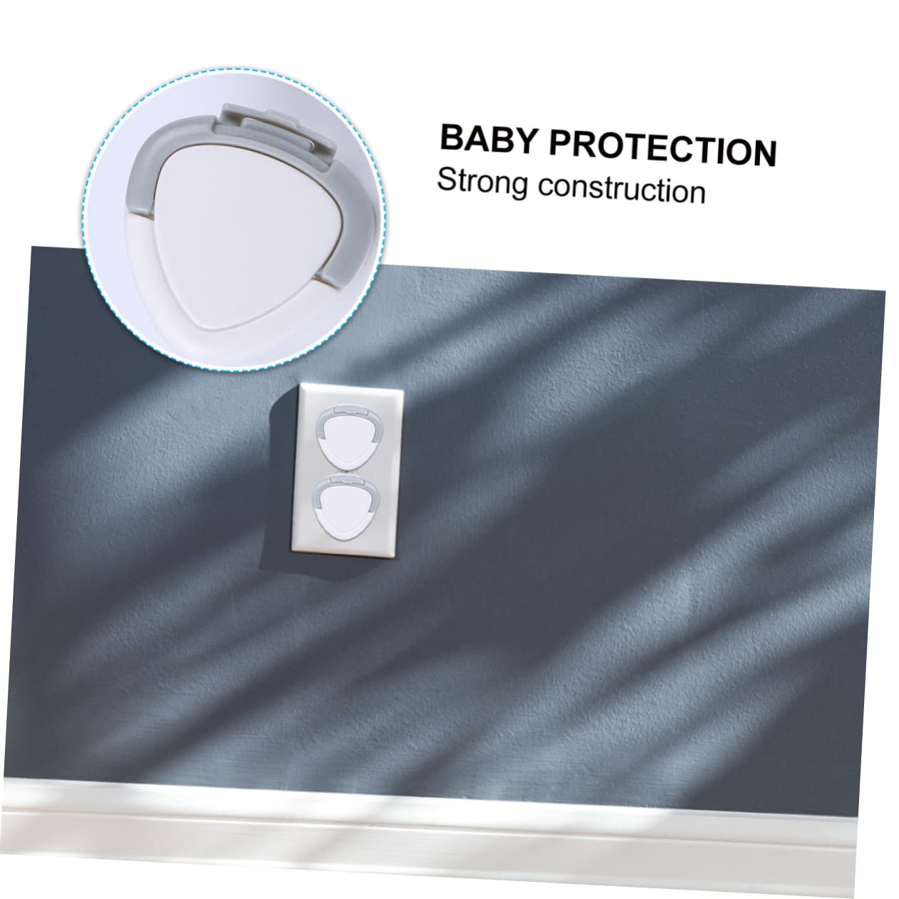 Toddmomy 12pcs Outlets Electric Hidden for Handle Baby Plastic Proofing Children Protectors Wall Cap Power Plugs Cover Covers Secure Plug Kids Caps Child Tough Electrical Protection