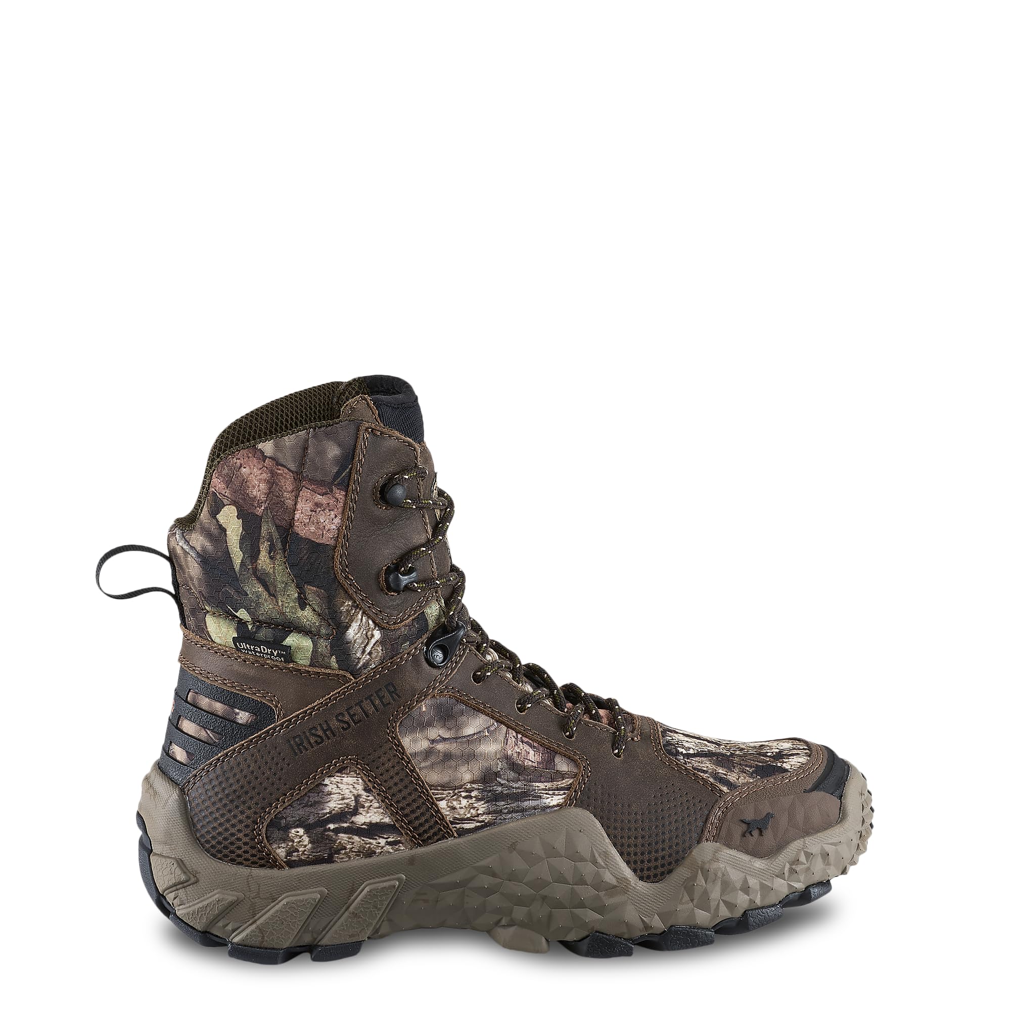 Irish Setter, VaprTrek, Women's, 8", Waterproof, Insulated 400g, Hunting Boot, Mossy Oak Break-up Country, 9 D (Wide)