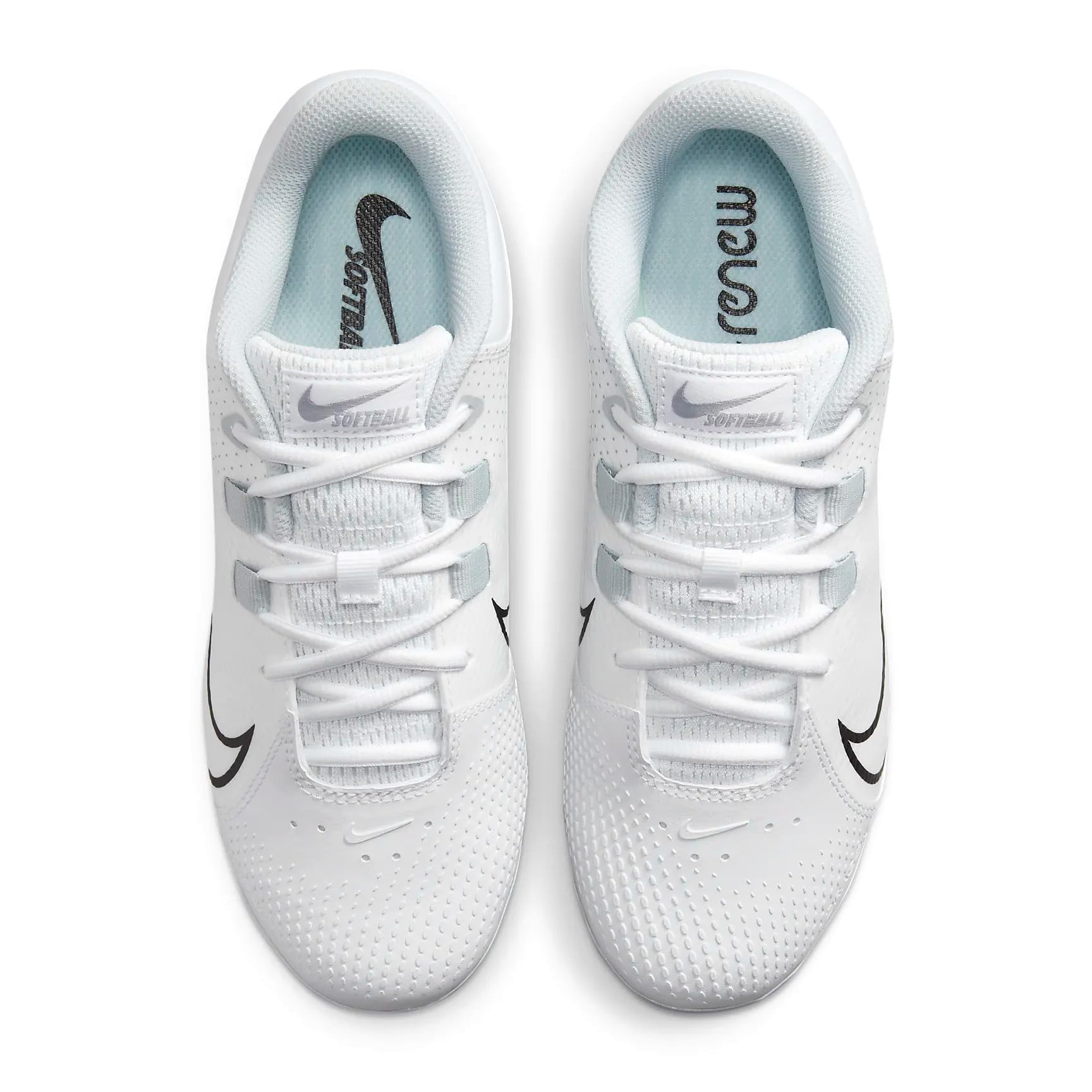 Nike Hyperdiamond 4 Pro Metal Softball Cleats White | Black Size 8 Medium