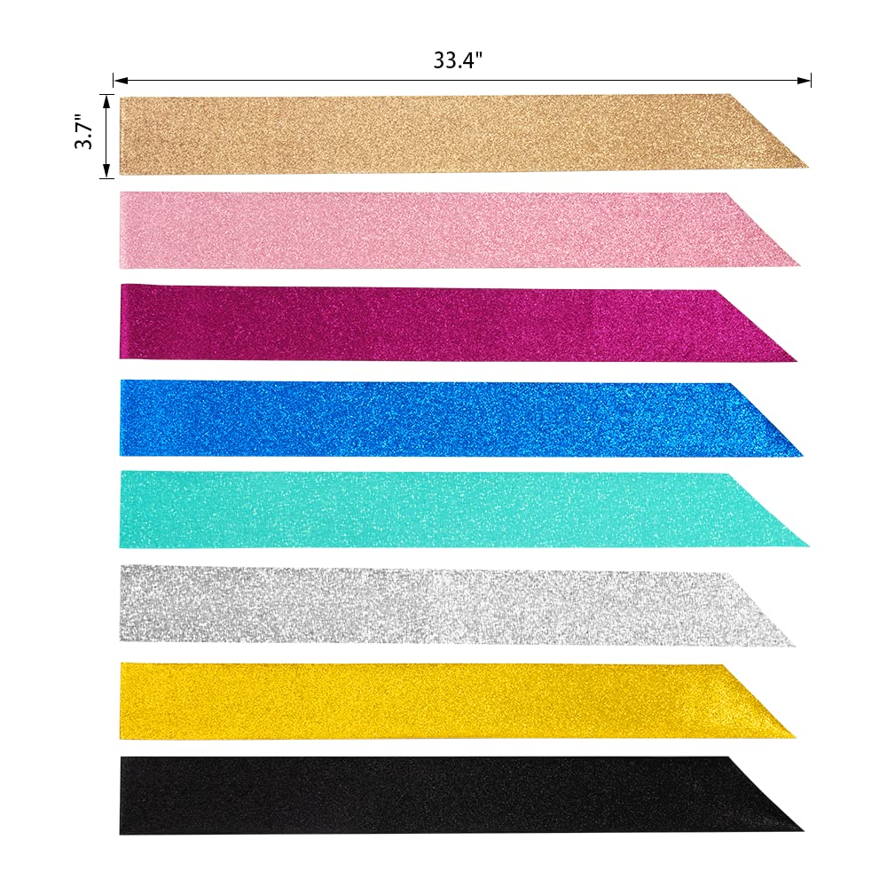 Party to Be Custom Sash Make Your Own Sash 3.15" Wide x 35" Long from Shoulder to Hip