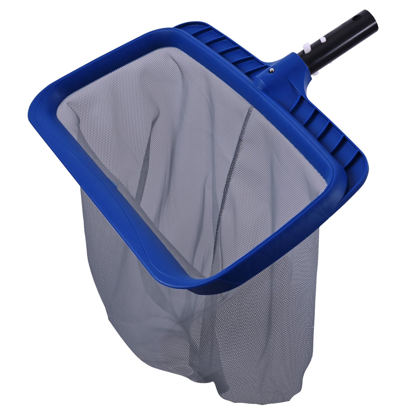 POOLAZA Pool Skimmer Net, Larger Capacity Pool Net Skimmer with Durable Deep Net, Sturdy Frame Pool Nets for Cleaning, High-Efficiency Pool Leaf Net with Easy Scoop Edges