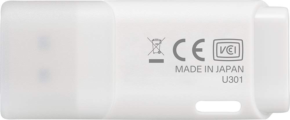 KIOXIA 64GB TransMemory U301 USB 3.2 Flash Drive, White