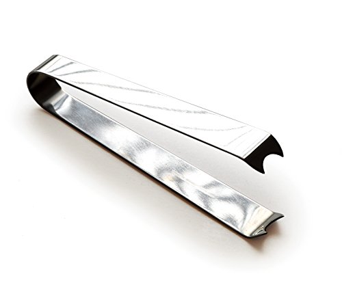 RSVP International EnduranceĀ® Cocktail Ice Tongs, Stainless Steel, 5.25" | Modern Design & Appeal | Dishwasher Safe
