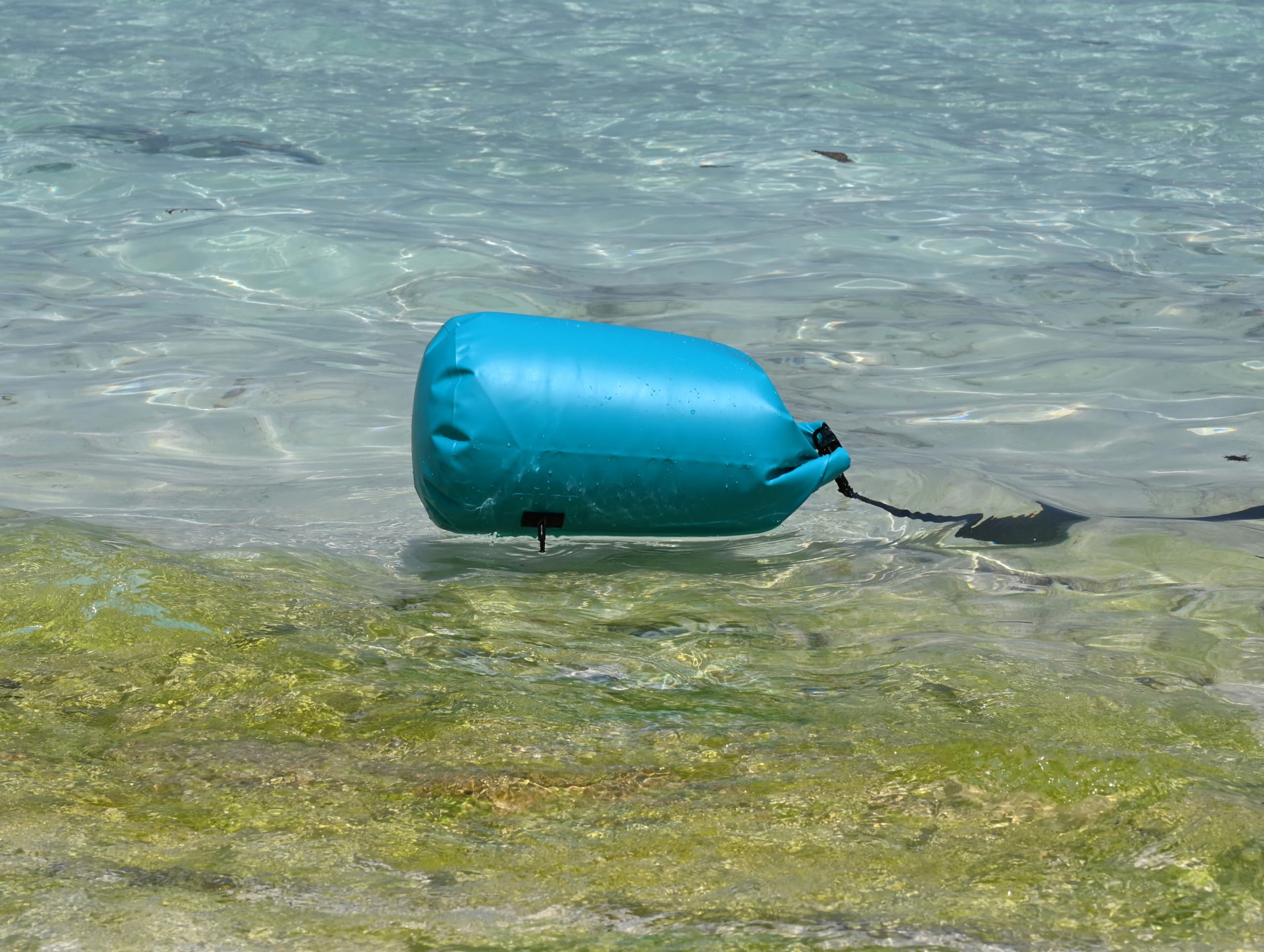 MARCHWAY Floating Waterproof Dry Bag Backpack 5L/10L/20L/30L/40L, Roll Top Sack Keeps Gear Dry for Kayaking, Rafting, Boating, Swimming, Camping, Hiking, Beach, Fishing (Teal, 20L)