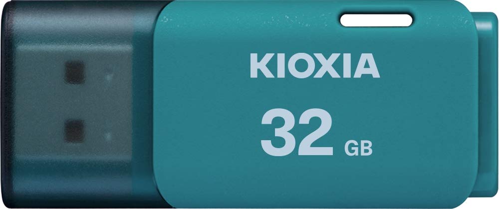 Kioxia U202 TransMemory 32GB USB2.0 Flash Drive Portable Data Disk USB Stick Light Blue LU202L032GG4