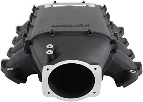 NEW HOLLEY ULTRA LO-RAM MANIFOLD KIT,FRONT FEED MOUNT, BURST PANEL FLANGE,BLACK SATIN FINISH,OE DIRECT INJECTION ONLY,EFI FLANGE,COMPATIBLE WITH GМ GEN V LT1