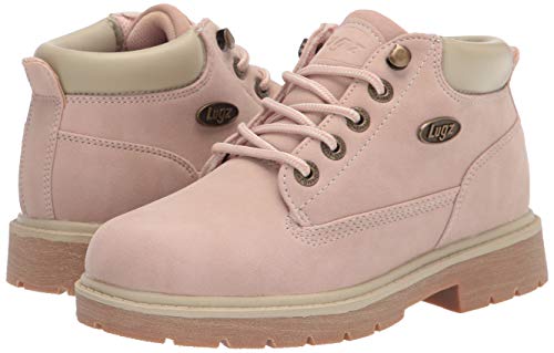 Lugz Women's Drifter LX Classic Memory Foam Chukka Fashion Boot, Soft Pink/Cream/Gum, 7