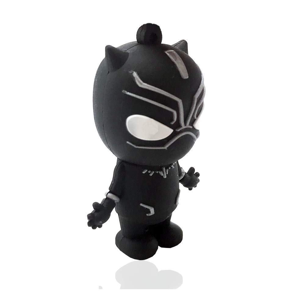 Lingtoolator velty Black Panther Shape Design 64GB USB 3.0 Flash Drive Cute Memory Stick Stitch Thumb Drive Data Storage Pendrive Cartoon Jump Drive Gift