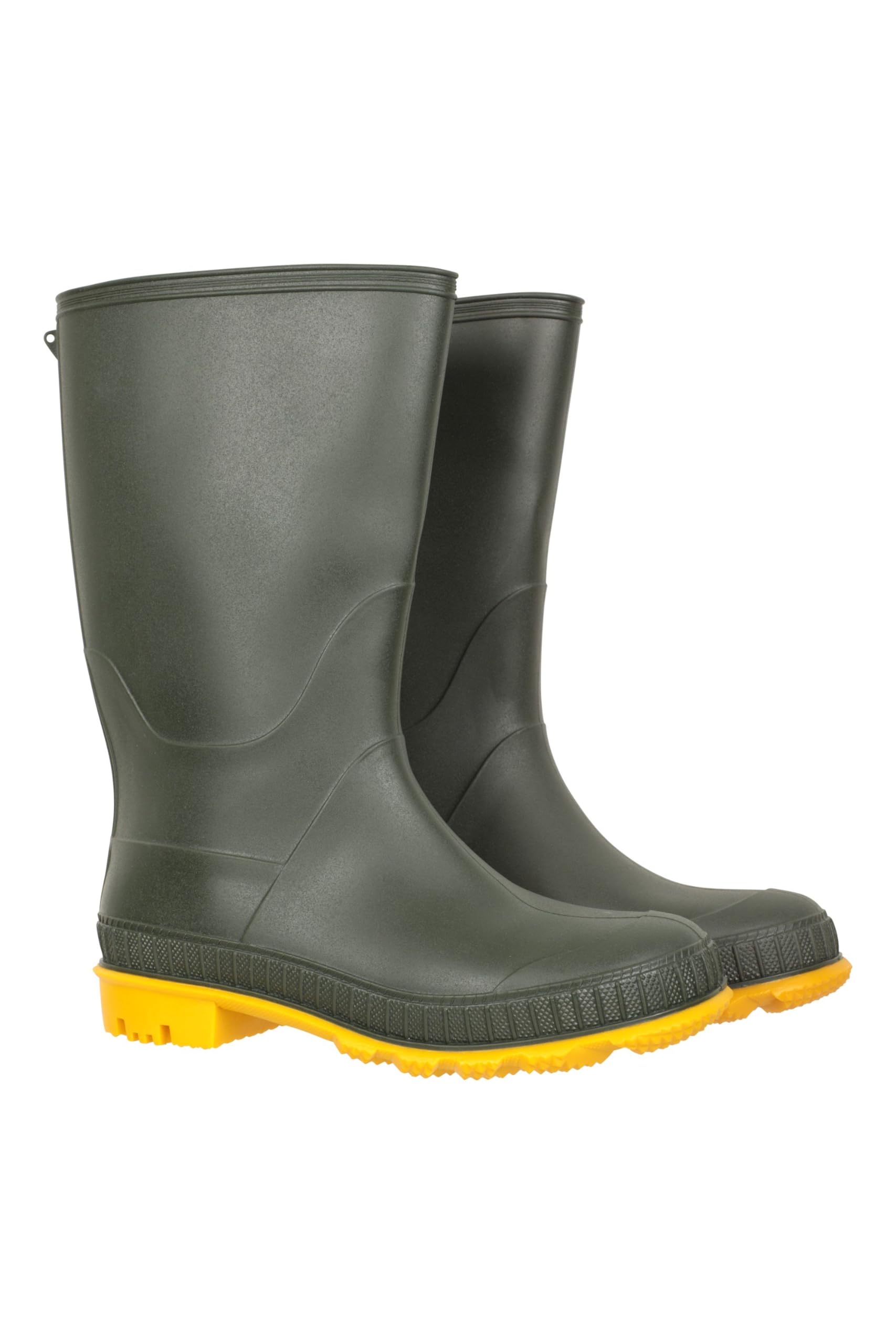 Mountain Warehouse Plain Kids Rain Boots - Easy Clean, Girls & Boys Berry Kids Shoe Size 12 US