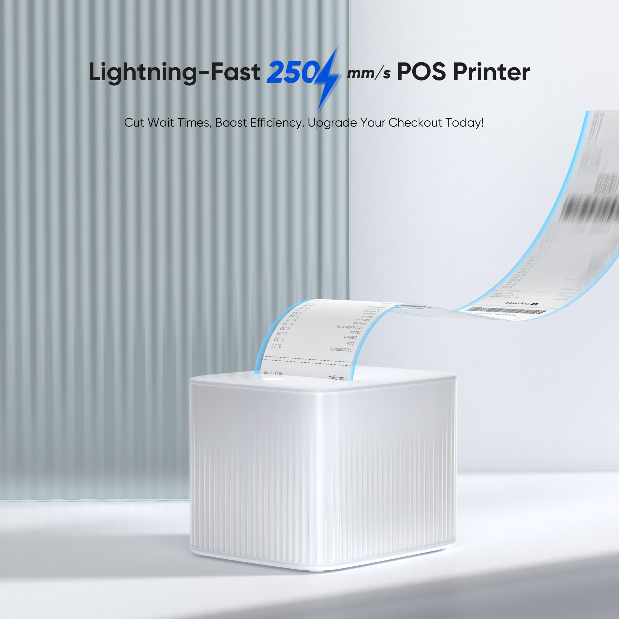 Topwise Thermal USB Receipt Printer, Monochrome, 80mm Print Width, Model PR800