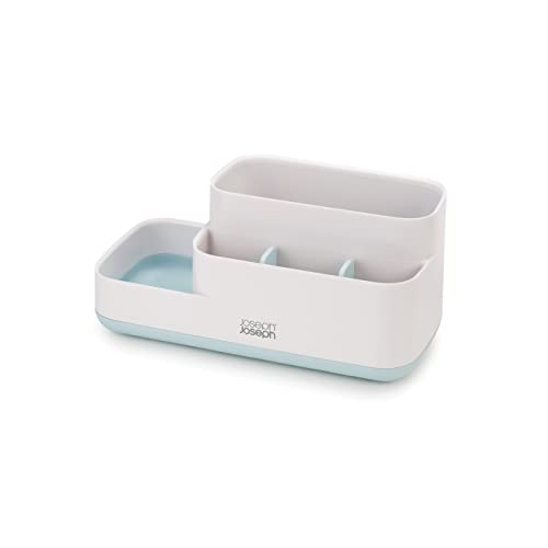 Joseph Joseph 70504 EasyStore Bathroom Storage Organizer Caddy Countertop, Blue 11.9 x 11.6 x 24.9 cm