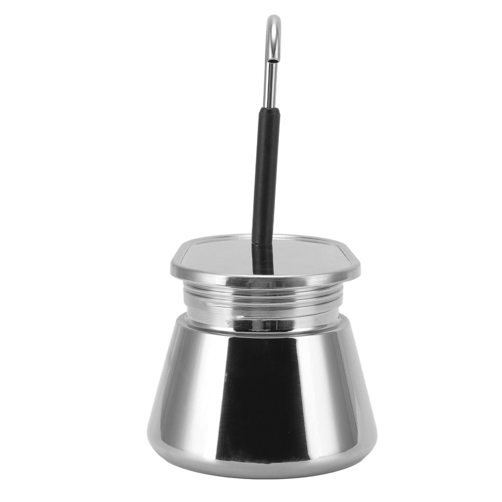 Moka Pot - Stovetop Espresso Maker, Italian Coffee Maker Stainless Steel Moka Coffee Pot with 500ml Large Capacity, Easy to Operate & Compact, Silver