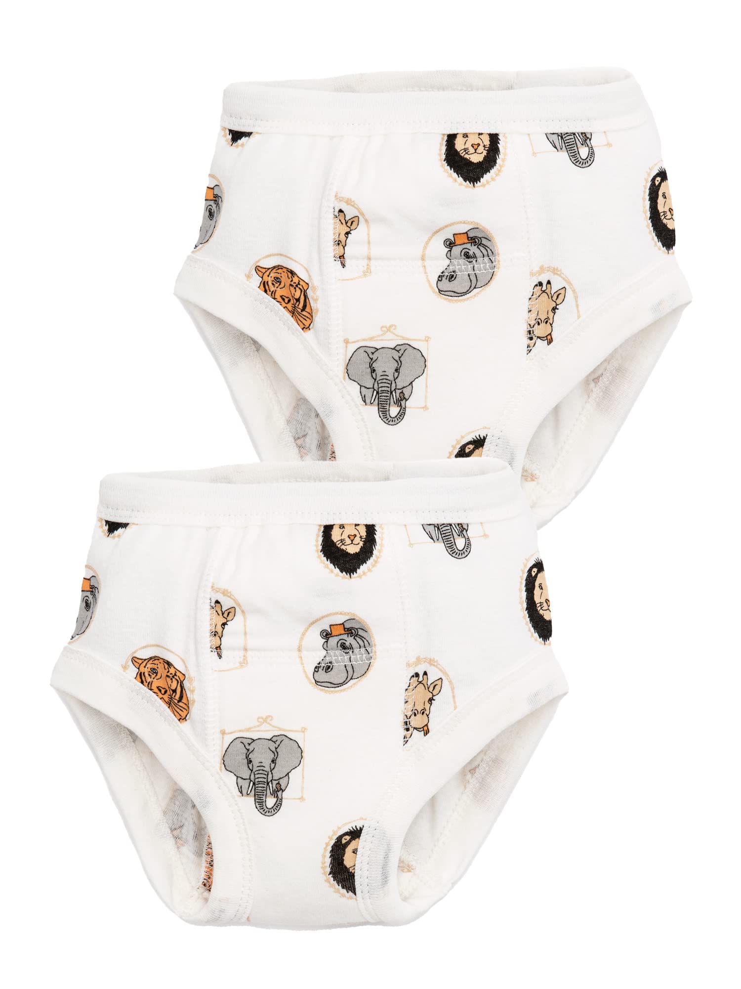 Under the Nile Organic Cotton Wild Animal Print training pants, Set of 2, size 2-4 Years