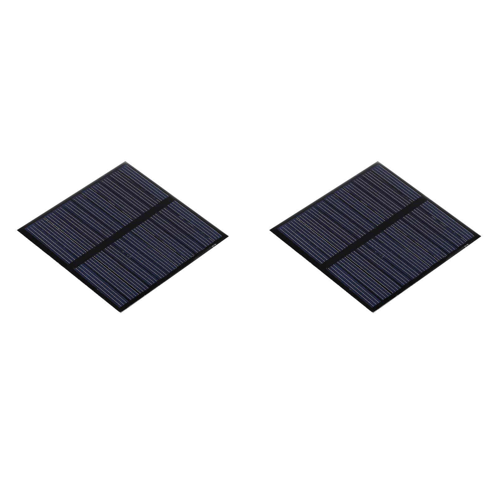 MECCANIXITY Mini Solar Panel Cell 5.5V 110mA 0.605W 70mm x 70mm for DIY Electric Power Project Pack of 2