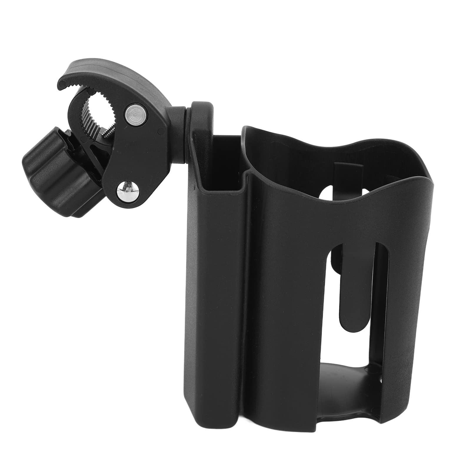 Universal Cup Holder, Stroller Cup Holder, Bike Cup Holder, Large Caliber Designed Cup Holder, Cup Drink Holder for Stroller, Bike, Wheelchair, Walker, Black