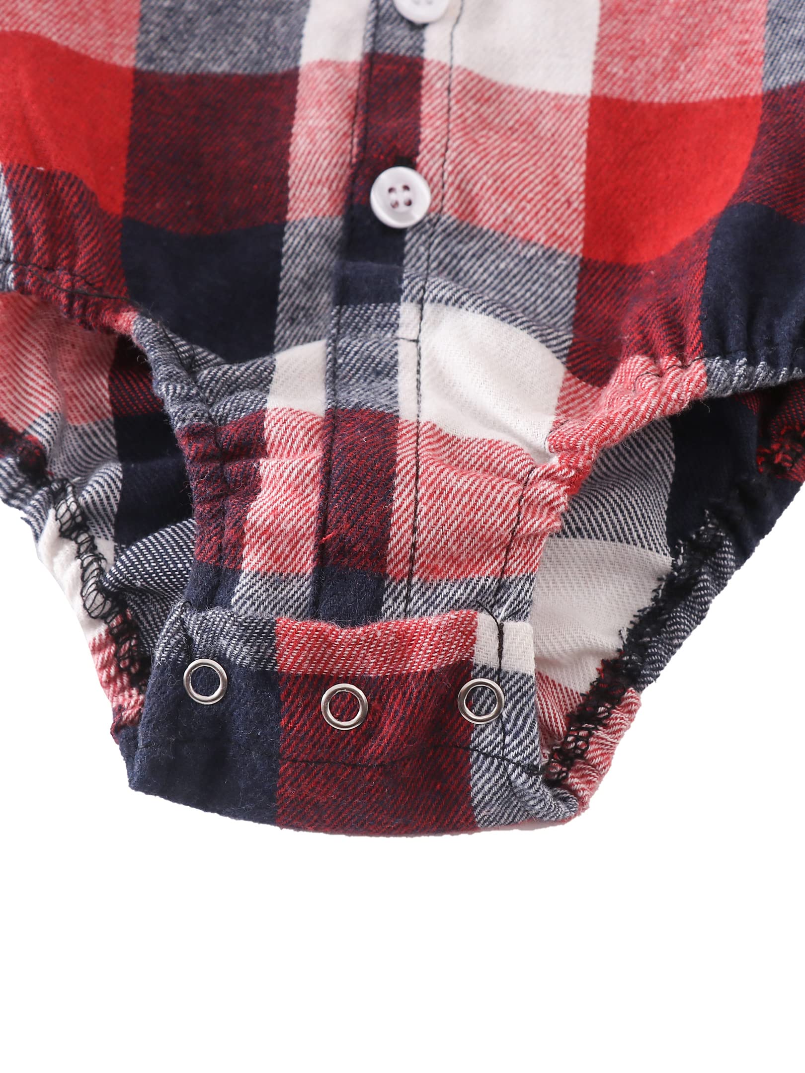 Newborn Boy Outfits Baby Flannel Collared Christmas Buffalo Plaid Baby Boy Button Up Shirt Long Sleeve s Boy