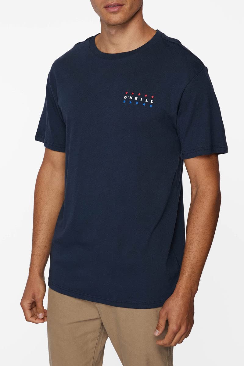 O'NEILL Mens Uncle Shaka Graphic Short Sleeve T-Shirt, New Navy, XL