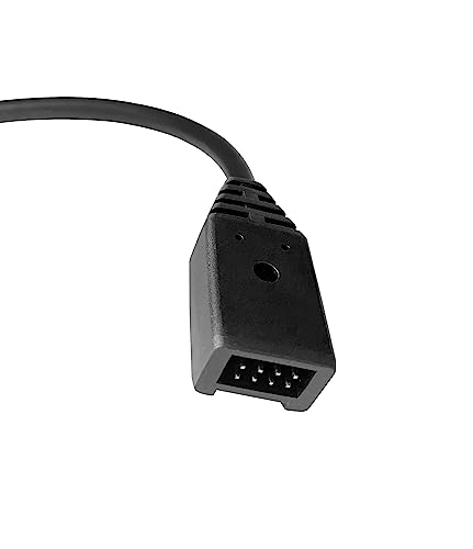 XLR Connector Headset Cable for Clear-Com CC-110-X4(5ft), Interchangeable Microphone Headphone Wire for Clear-Com CC-110 CC-300-X4 CC-220-X4 CC-400-X4 Headsets, 4 Pin XLR Female Adapter Cord(1 Pack)