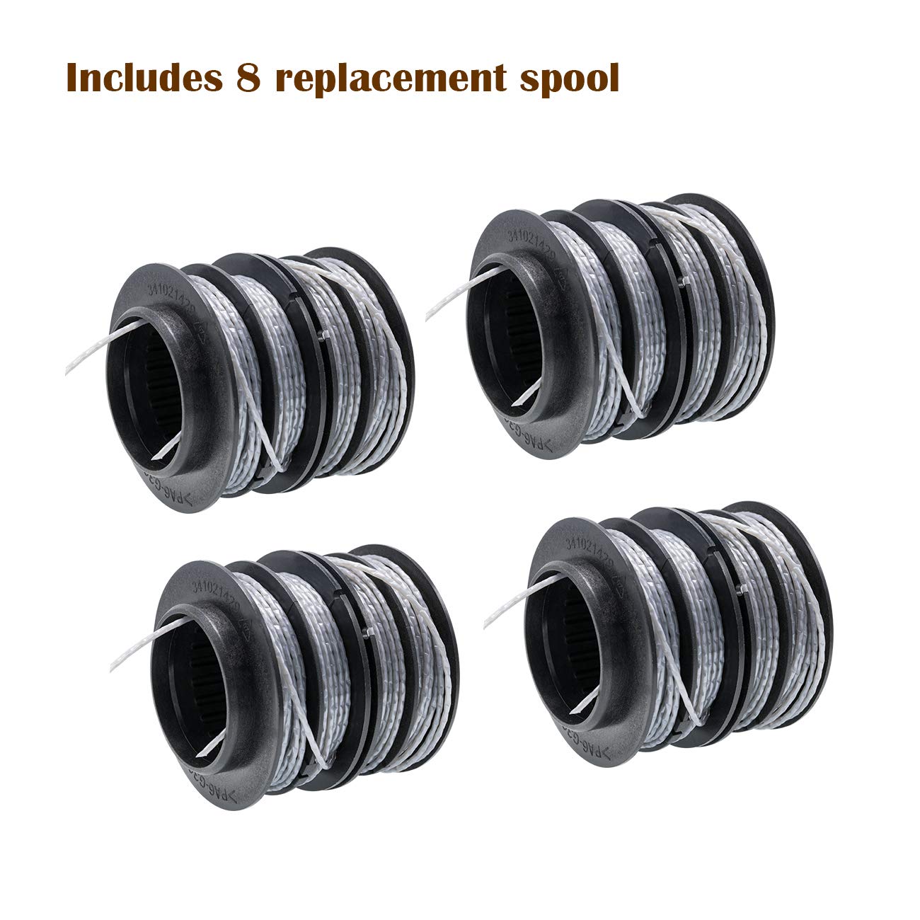 LEIMO String Trimmer Replacement Spool 080-Inch 80V Compatible with Greenworks SB00L00 ST60V ST60V-T0 String Trimmer Replacement Spool 2901619
